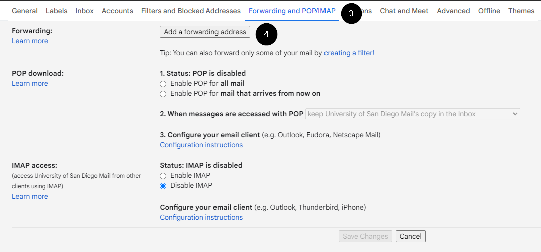 Torero Mail Account Information